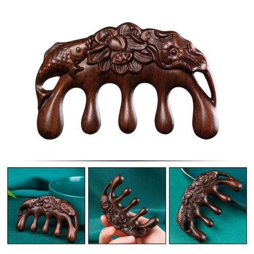 Blood Circulation Head Massage Comb Sandalwood Sandalwood Hair Comb ...