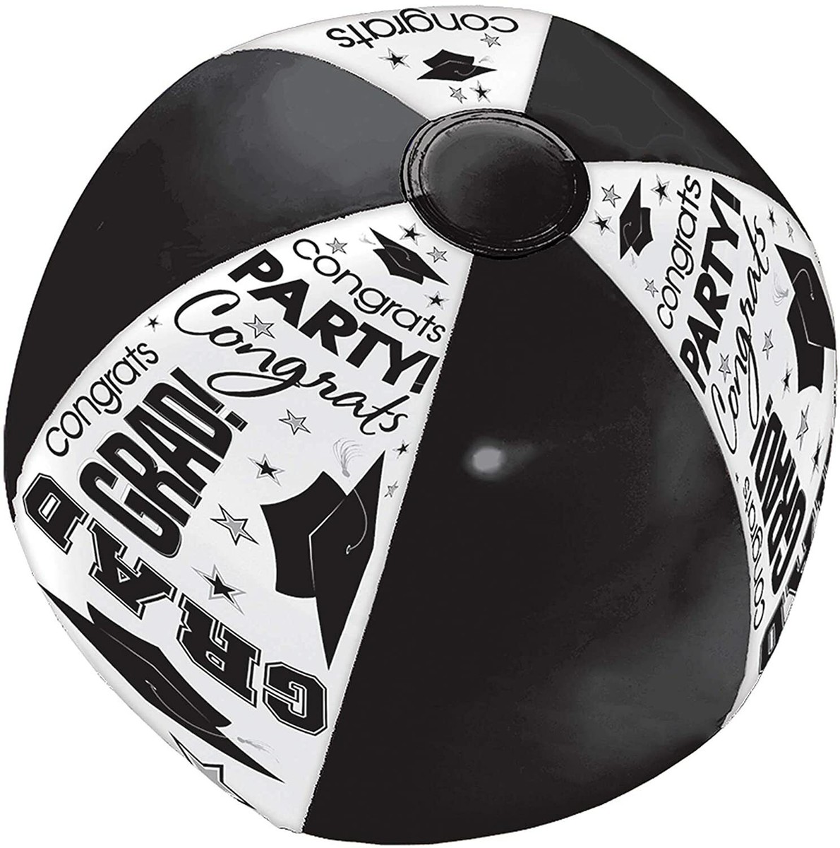 Beach Ball Black And White