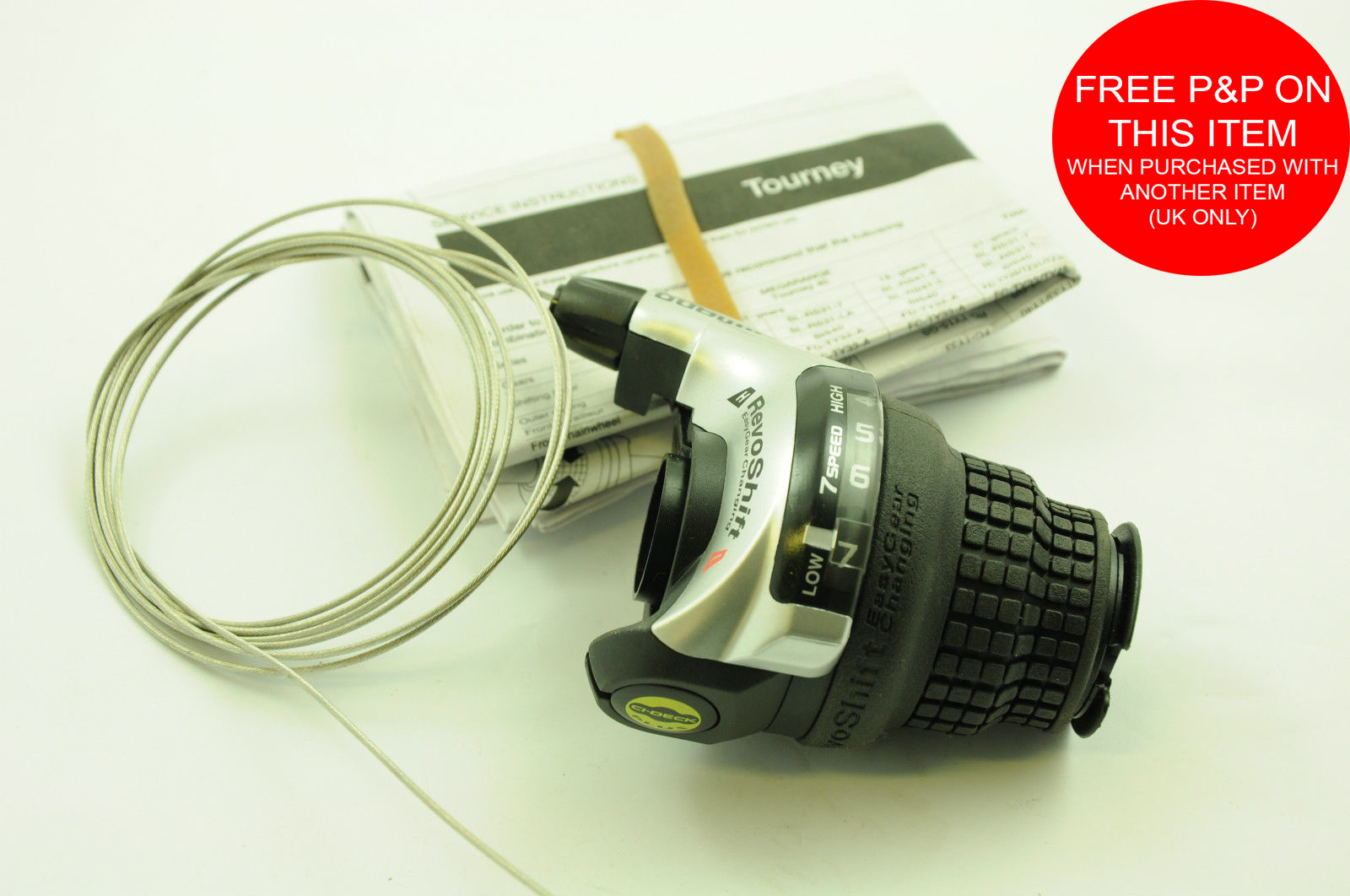 SHIMANO BIKE RIGHT REVO SHIFT 7 SPD CYCLE TWIST GRIP GEAR GRIP SHIFTER ...