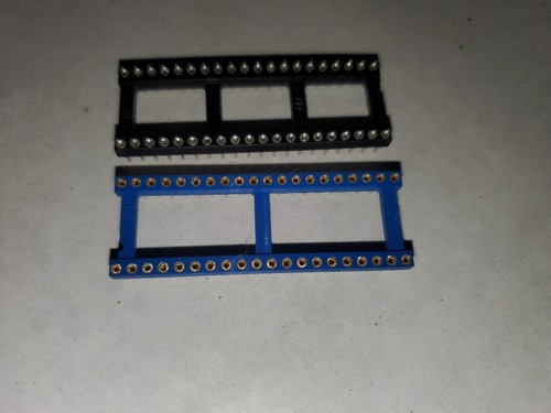 10pcs 40 pin (2 x 20) Pos DIP, 0.6" (15.24mm) Row Spacing Socket Tin ...