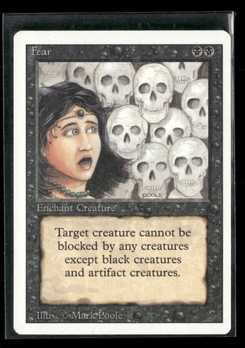 Fear Revised Edition # Magic The Gathering MTG | eBay