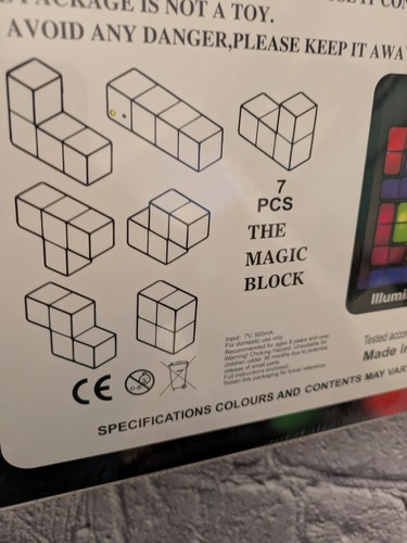 NEW SEALED The Magic Block Brick Game LED 8+ Years | eBay