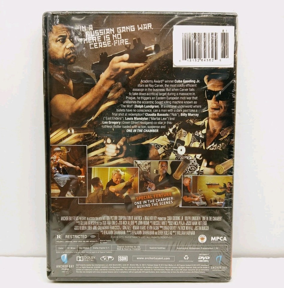 One In The Chamber (DVD) Dolph Lundgren Starz Media 2012 (New Sealed ...