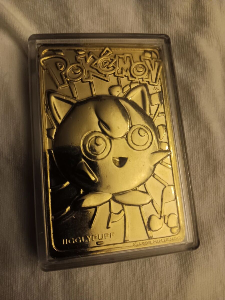 Jigglypuff Pokémon Special Edition 23 Karat Gold-Plated Jigglypuff Pokémon Special Edition 23 Karat Gold-Plated