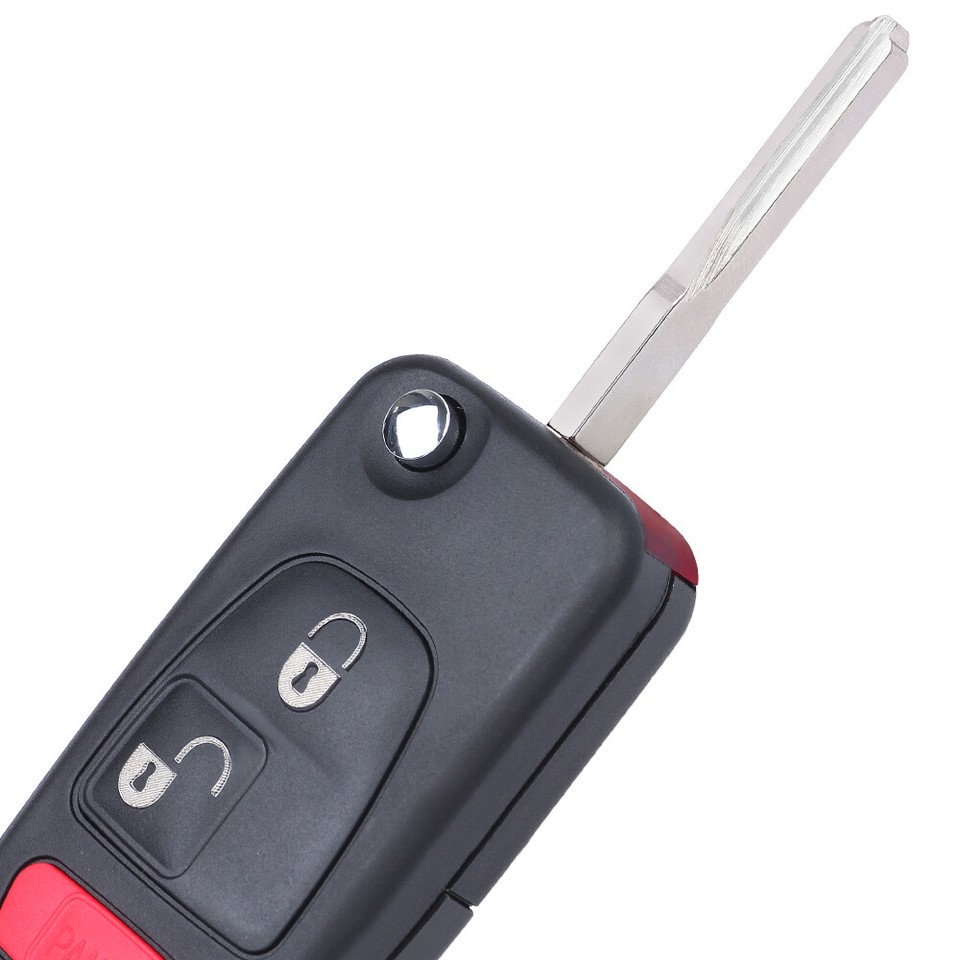 Replacement Uncut Remote Flip Key Shell Case 3button for Mercedes Benz ...