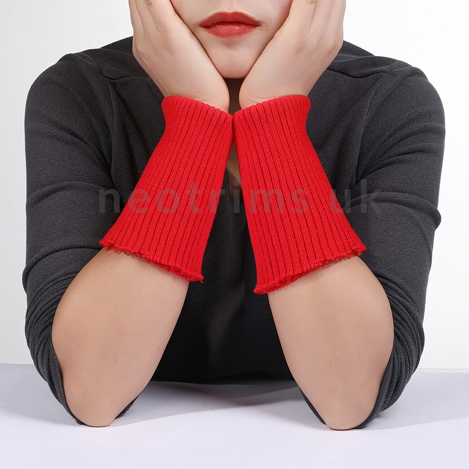 Knit Rib Cuff Stretch Ribbed Fabric Cuffing Trim Revamp Clothing Jacket ...