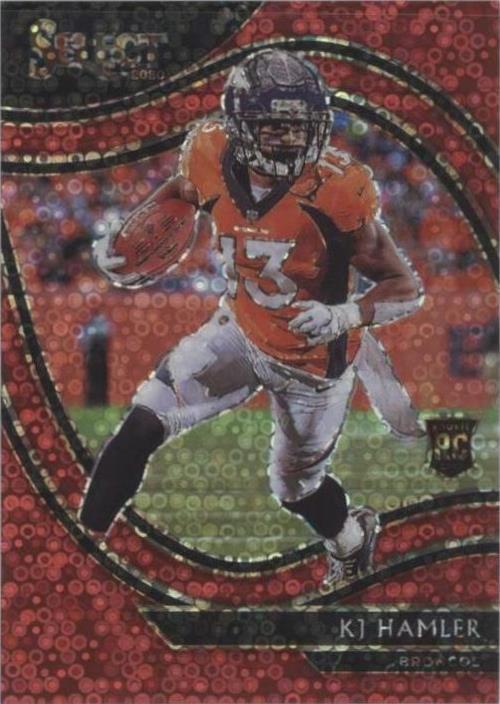 2020 Panini Select - Field Level KJ Hamler #367 Red Disco Prizm /49 (RC ...