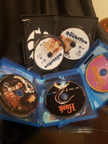 Robin Williams collection: The Birdcage BR, hook BR+DVD, mrs doubtfire ...