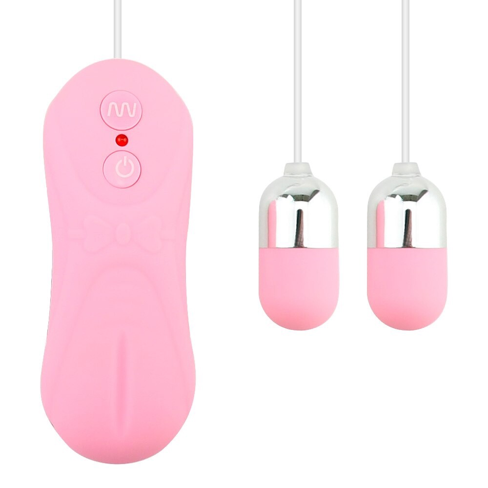 Remote Control Mini Double Love Egg Vibrator Two Dual Bullets Sex Toy for Women | eBay