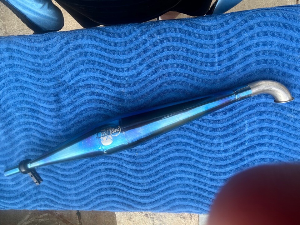 MAD Racing 7/8” Tuned Exhaust 26cc 30cc Zenoah RCMK Petrol Marine RC ...