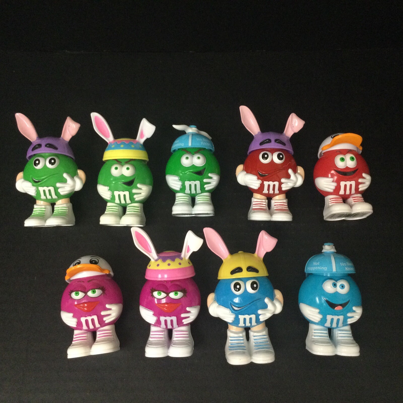 M&M CONTAINERS WITH REMOVABLE LIDS - LOT OF 9 | eBay