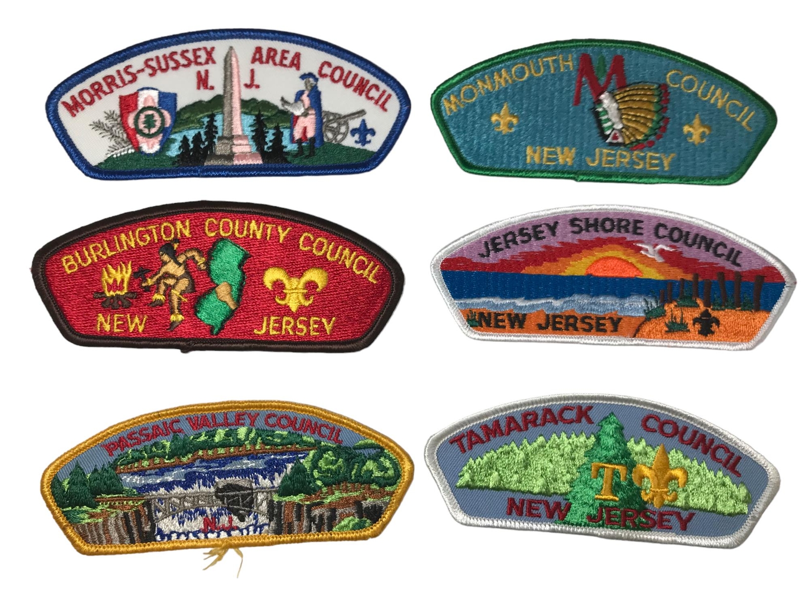 Lot of New Jersey Councils 1/2 Dozen BSA CSPs Mint CSP (BHP1954) | eBay