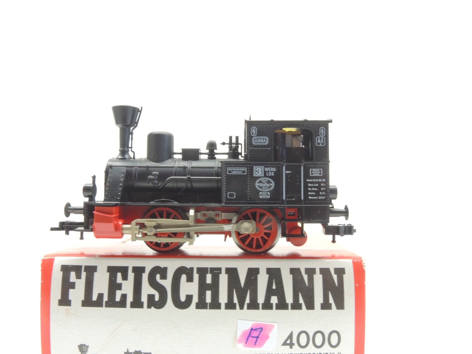 Fleischmann 4000 HO Tenderlok ANNA brünierten Rädern ohne Schaltpilz ...