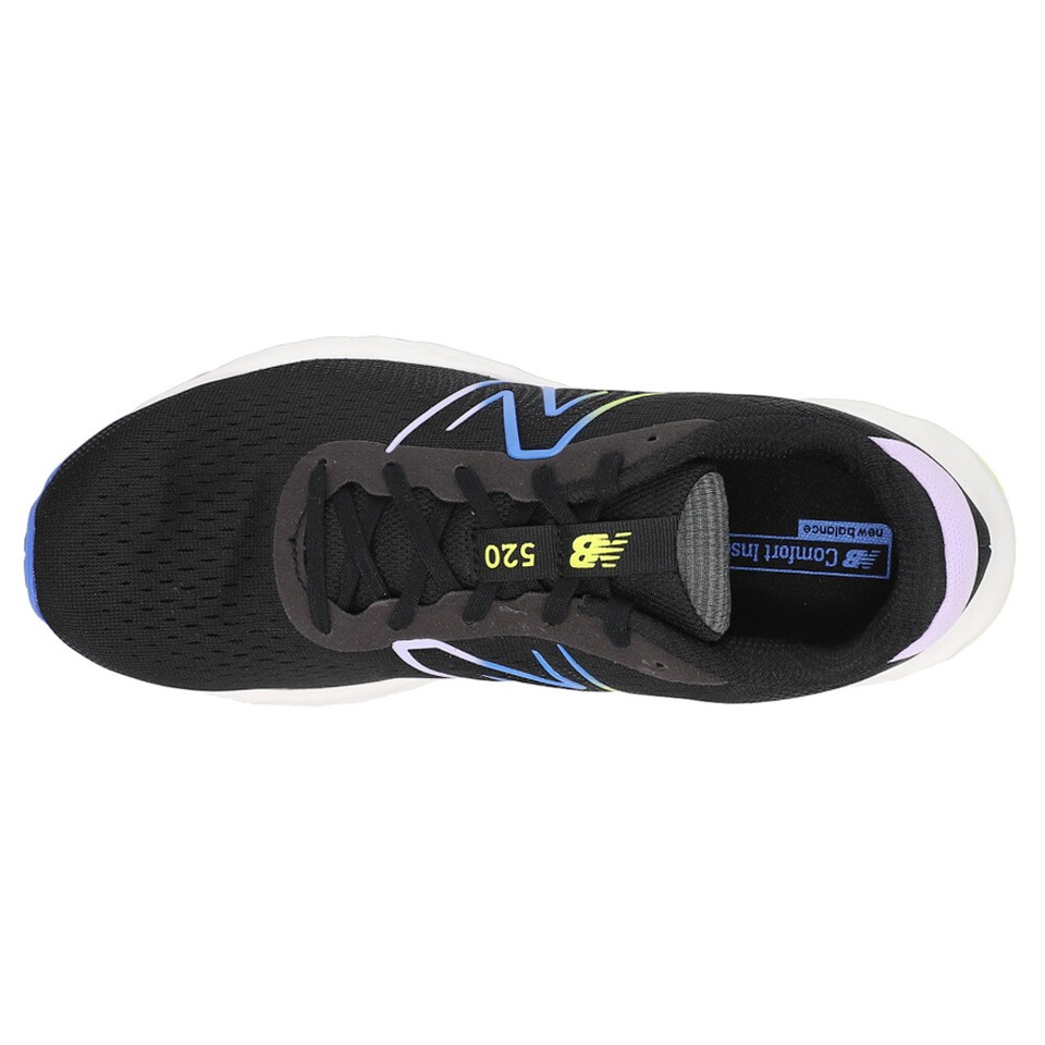 New Balance 520 V8 Running Womens Black Sneakers Athletic Shoes W520CK8 ...