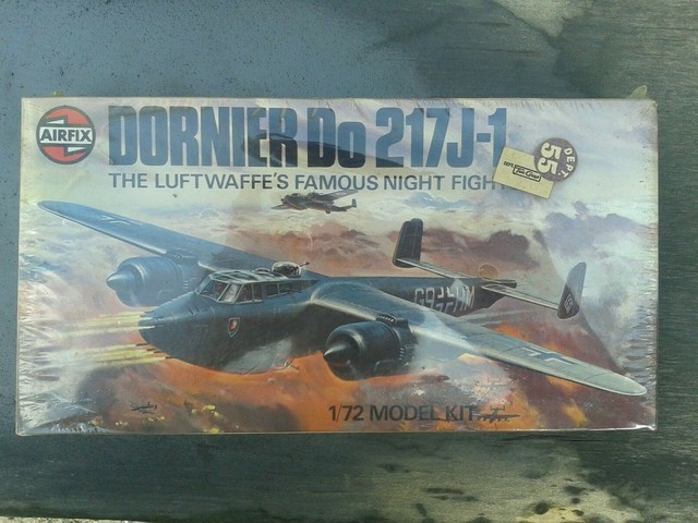 Airfix 4020 1/72 Ww2 German Dornier Do 217 J/e OOP Model Kit MIB for ...