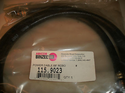 ABICOR BINZEL 115.9023 POWER CABLE 68" ROBO | eBay UK