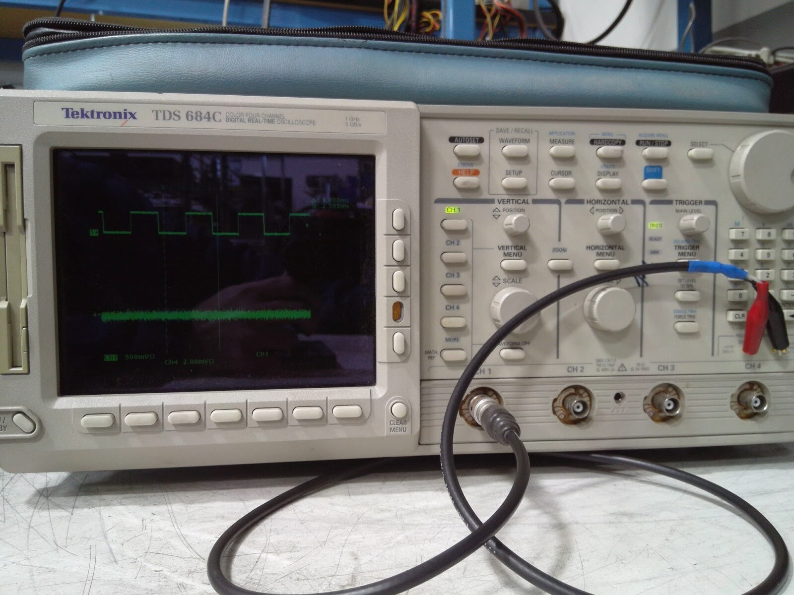 Tektronix Color Four Channel Digital Real Time Oscilloscope TDS684C for ...