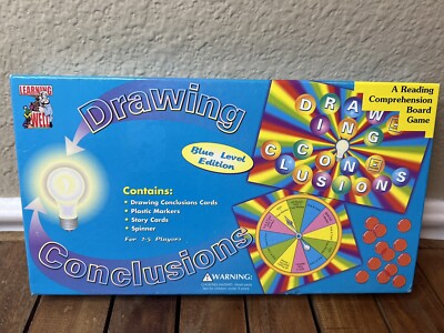 Drawing Conclusions Reading Comprehension Board Game Learning Well Blue ...