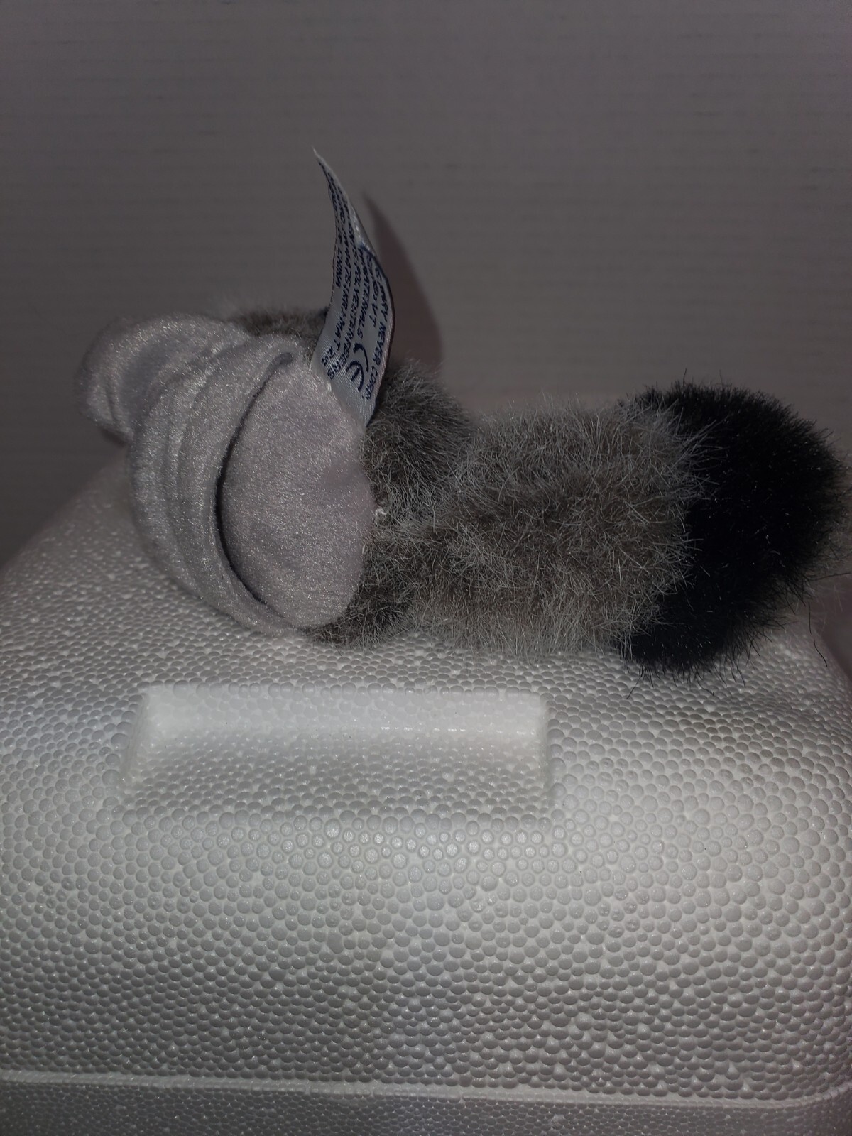 Vintage Mary Meyer Raccoon Finger Puppet 1996 grey Puppet Mini Pretend ...