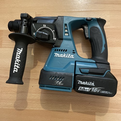 Makita DHR242 18V LXT SDS Rotary Hammer Drill +5,0Ah Battery ...