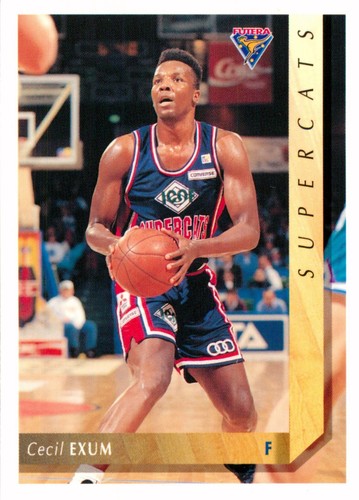 1994 Geelong Supercats NBL Basketball Futera Card - Cecil Exum | eBay ...