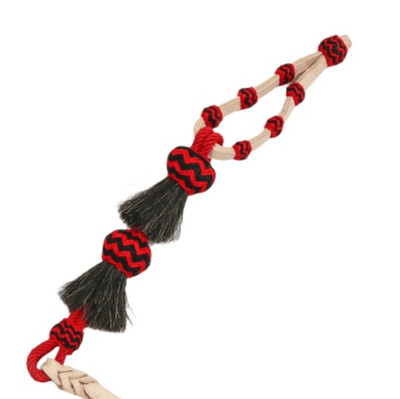 Charro Red Boton Cuarta Chomite Charra Horse Quirt | eBay