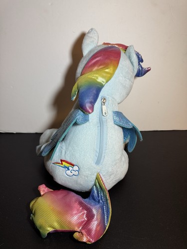 My Little Pony MLP Rainbow Dash Plush Backpack | eBay
