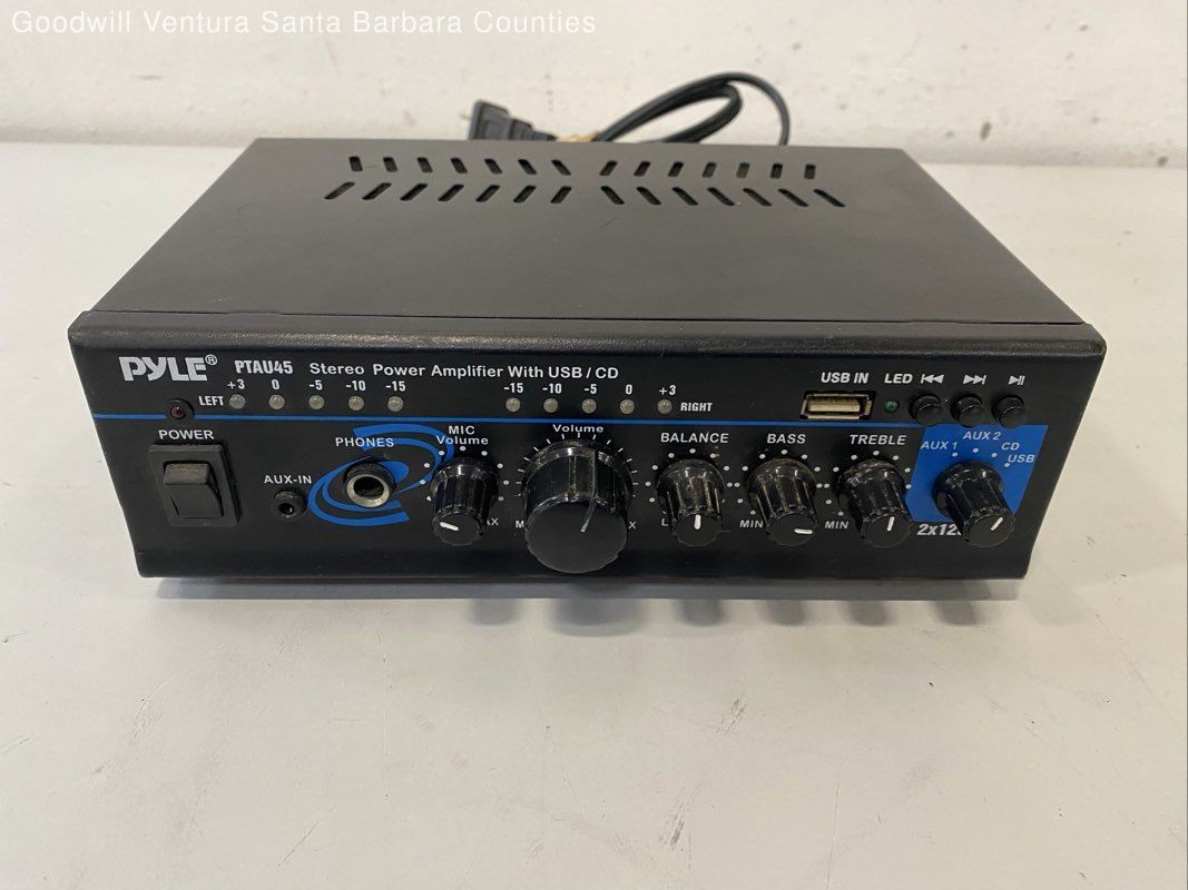 Pyle PTAU45 Stereo Power Amplifier - Tested | eBay