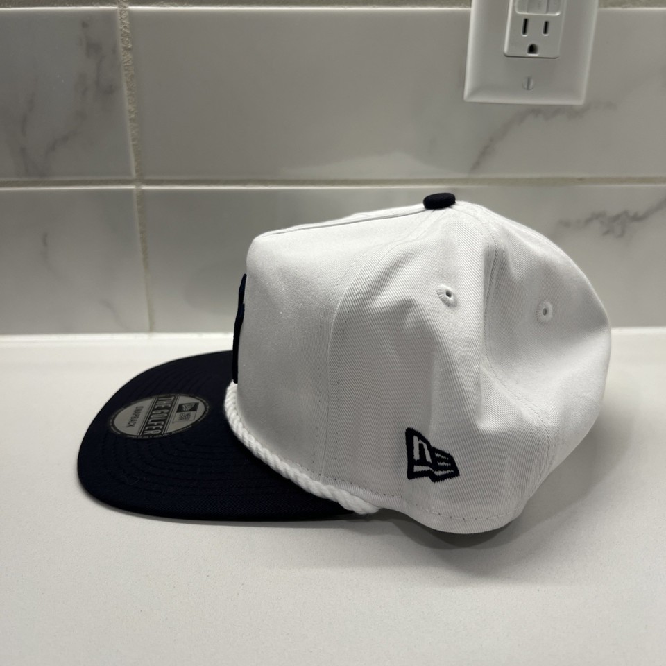 New Era The Golfer New York Yankees Two-Tone White Navy Blue Rope ...