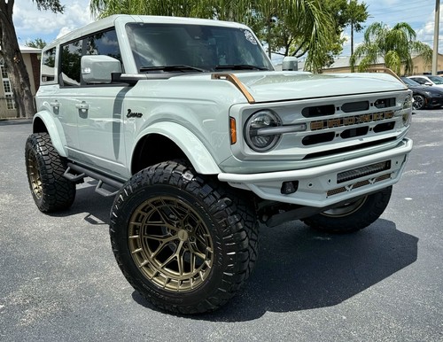 2024 Ford Bronco BAYSHORE CUSTOM LIFTED LEATHER BRONZE 37"s | eBay
