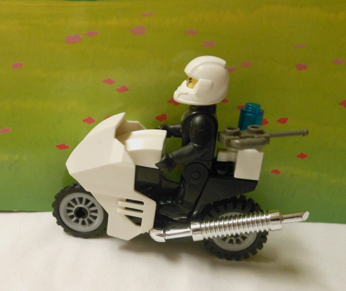 Lego 5651 Jack Stone Juniors Police Motorcycle BLACK/WHITE 2003 ...