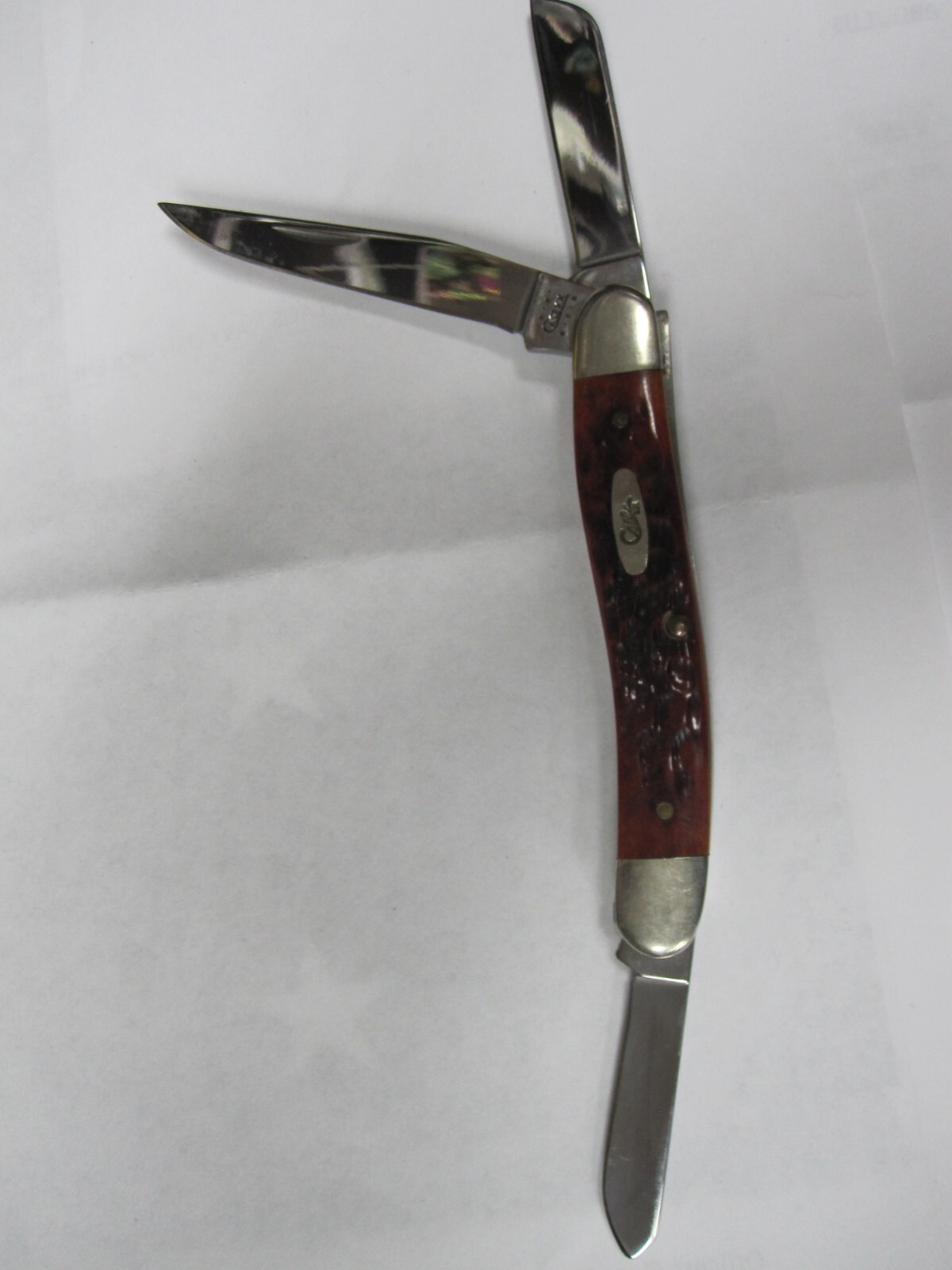 CASE POCKET KNIFE, #6318 SS, ( REDDISH BROWN IN COLOR, MADE IN USA) | eBay