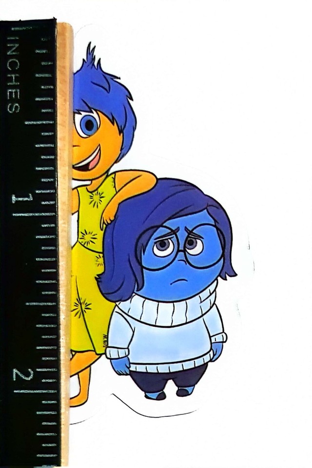 Disney Pixar INSIDE OUT Joy Sadness Fear Disgust Anger Water Resistant ...