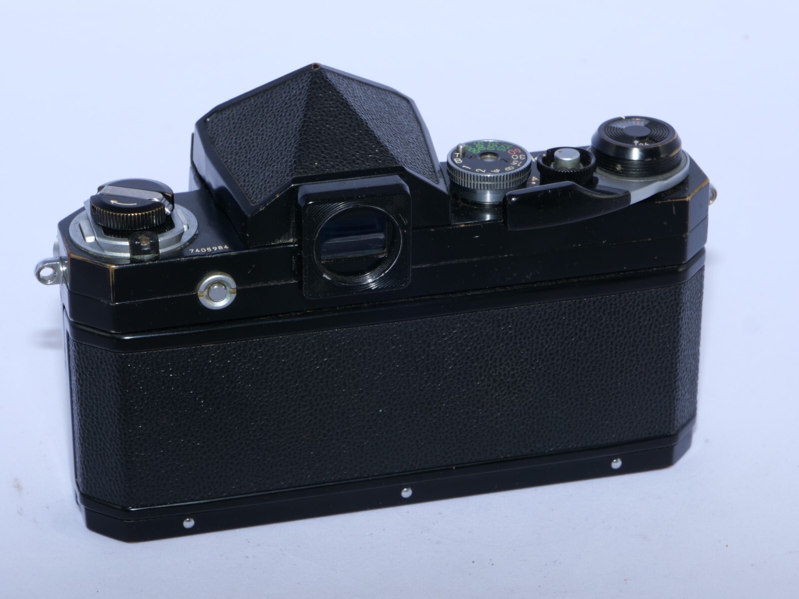 Nikon F APOLLO BLACK 35mm SLR Film Camera with later Eye Level Prism ...