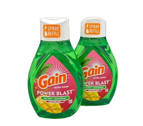 2 Gain Ultra Clean Power Blast Spray Refill, Apple Mango Tango Scent ...