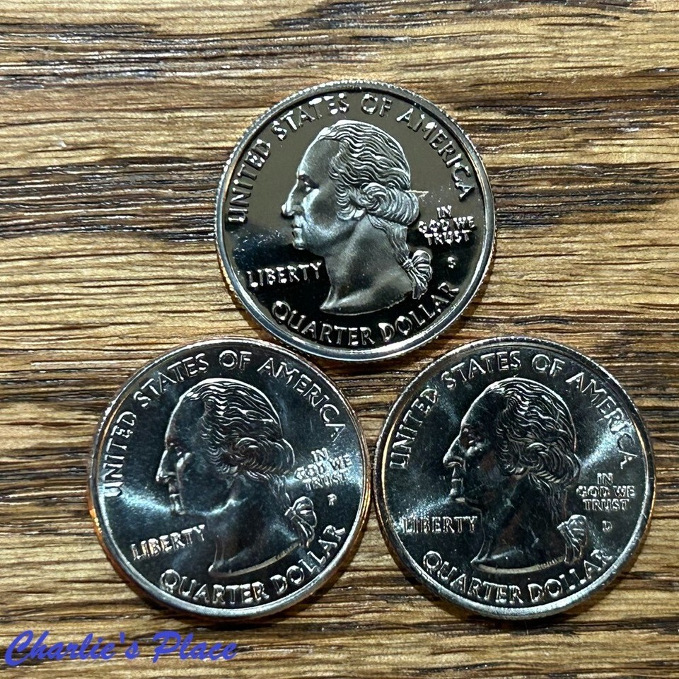 2001-PDS Rhode Island State Quarters 3-Coin Set | eBay