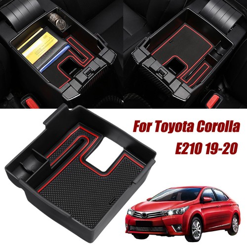 Car Center Console Armrest Storage Tray Box For Toyota Corolla E210 ...