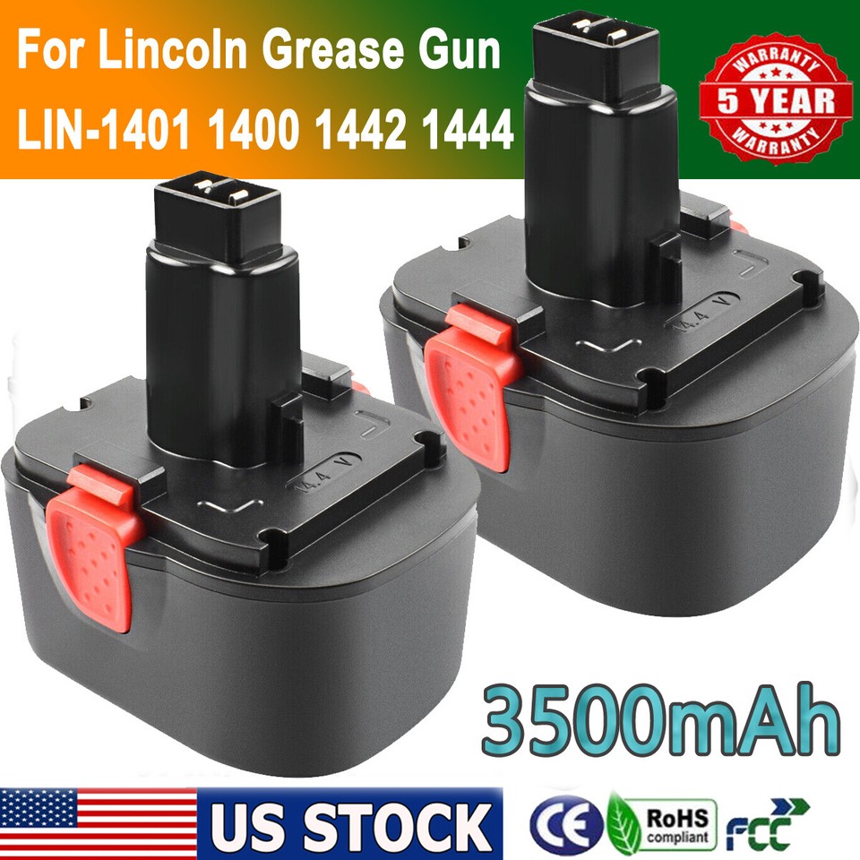 Battery for Lincoln Power Luber 14.4V Grease Gun 3.5AH 14Volt 1401 1442 ...