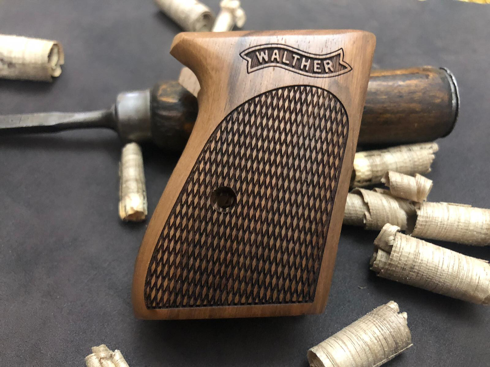 Walther PPK Turkish Walnut Wood Grips Set. Fits Interarms PPK. FAST USA ...