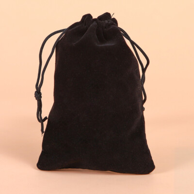 50 x Black Drawstring Flannel Storage Bags | eBay