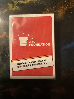 UNOPENED SEALED KFC Playing Cards Kentucky Fried Chicken Fast Food | eBay
