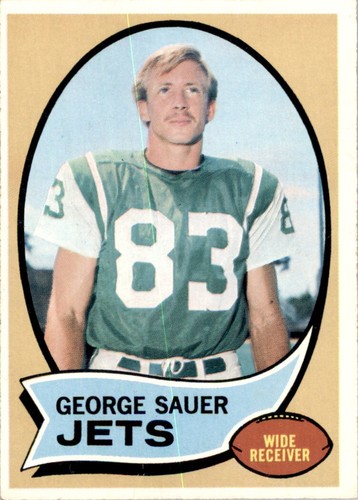 1970 Topps George Sauer Jr. New York Jets #176 | eBay