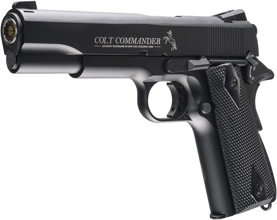 Umarex Colt Commander Blowback Metal Frame .177 Caliber BB Air Gun | eBay