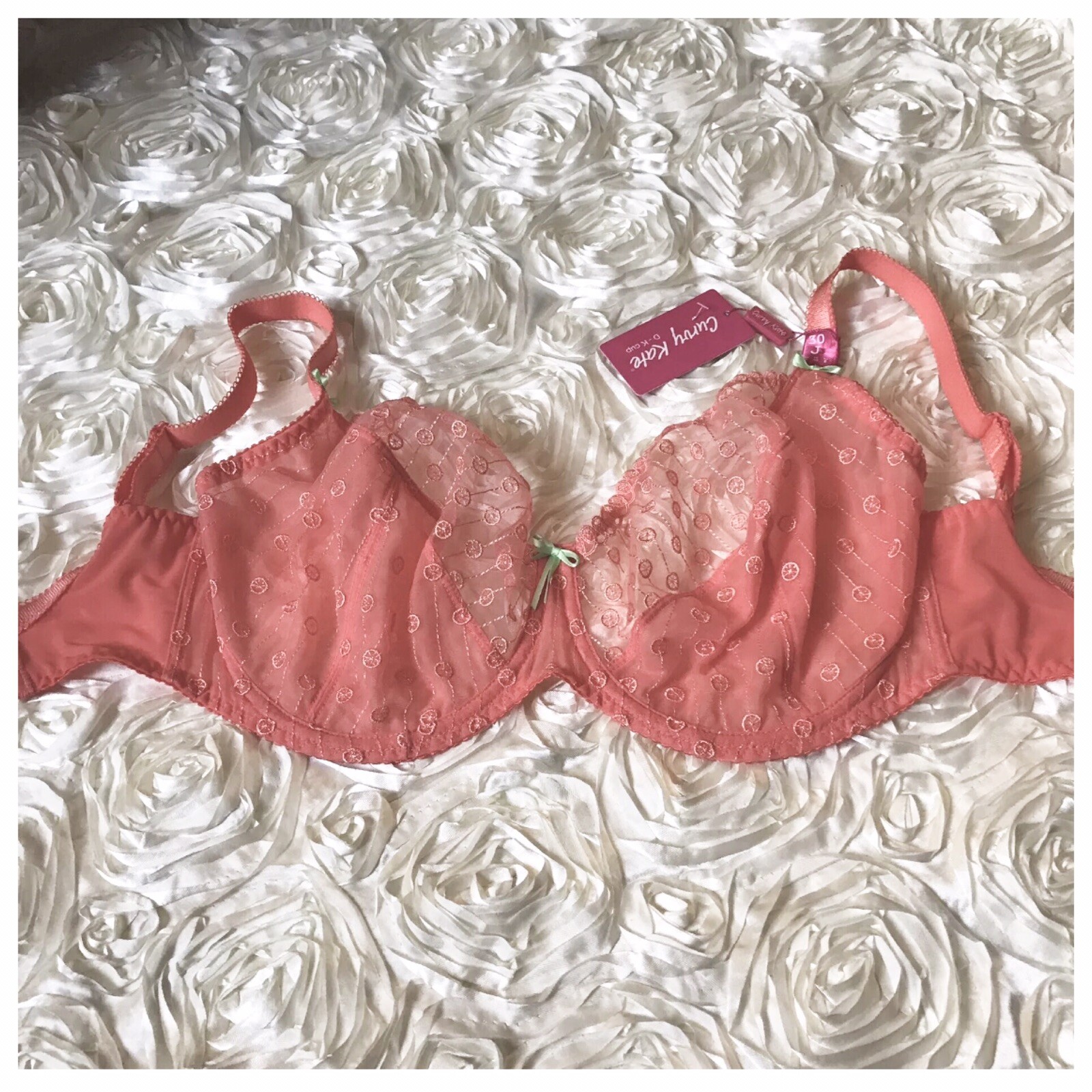 Curvy Kate Dreamcatcher Balconette Underwire Melon Orange Bra 2301 Size ...