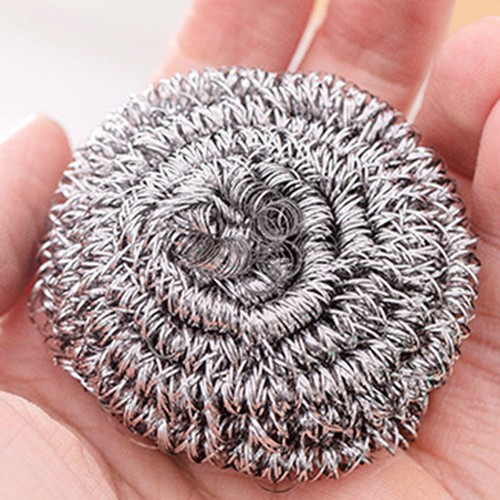 8PCS Set Steel Wool Pads Wire Cleaning Ball Kitchen Stainless Steel Pan ...