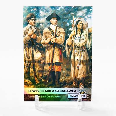 LEWIS, CLARK AND SACAGAWEA Card 2023 GleeBeeCo Holo Figures #LWEG ...
