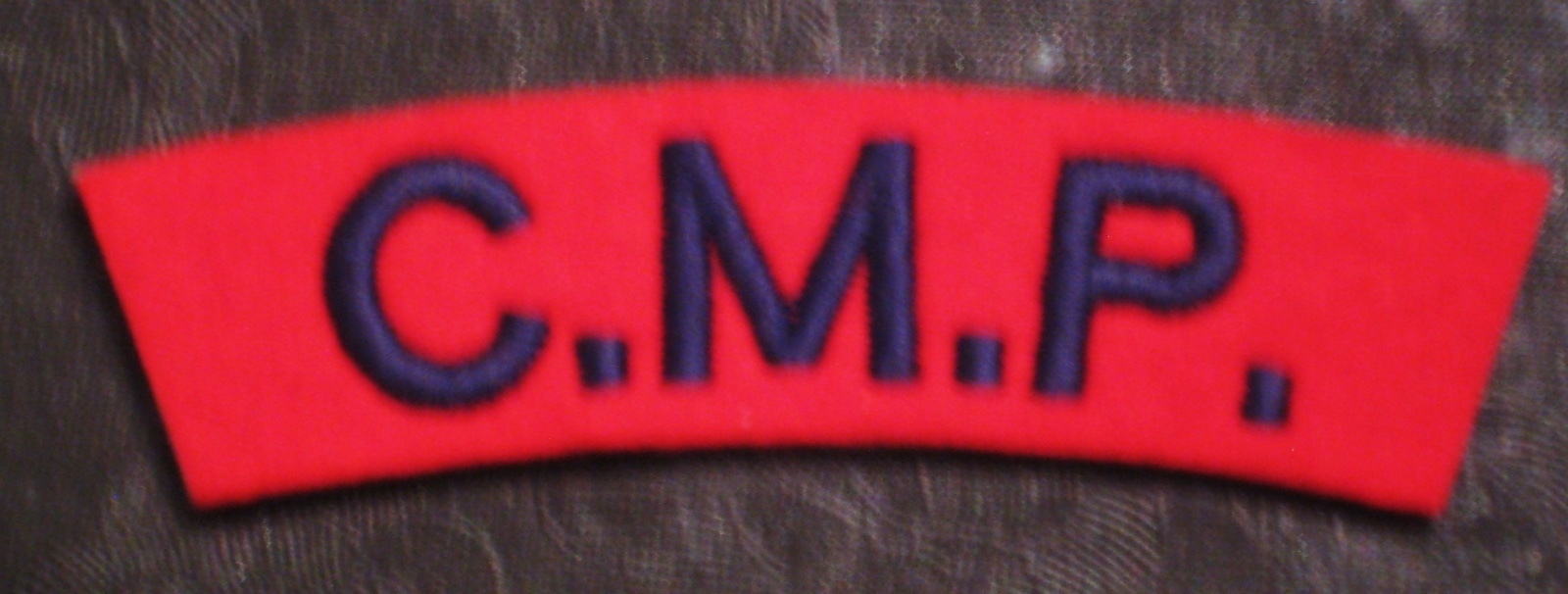 WWII Style CMP, Military Police Cloth Shoulder Titles | eBay