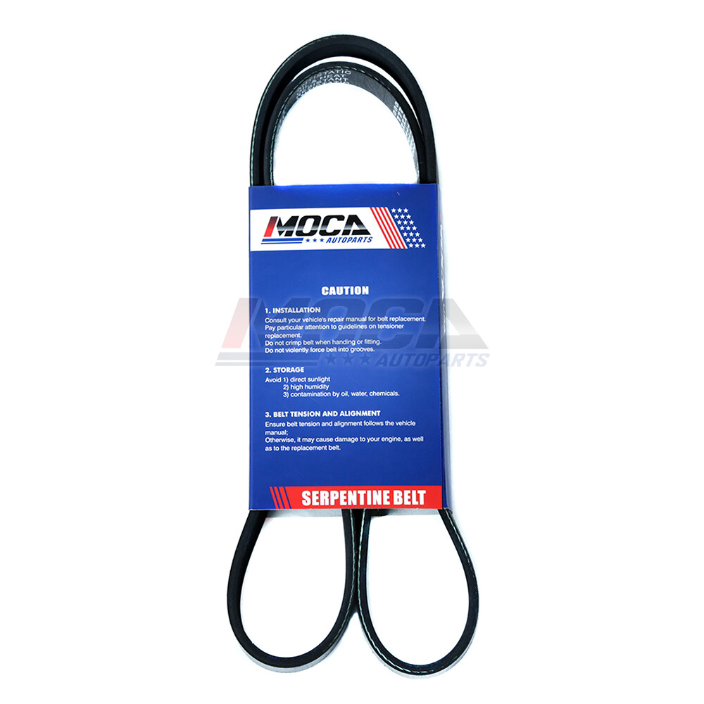 2 Serpentine Drive Belt Set AC PS fits 98-02 Mazda 626 2.0L 4PK920 ...