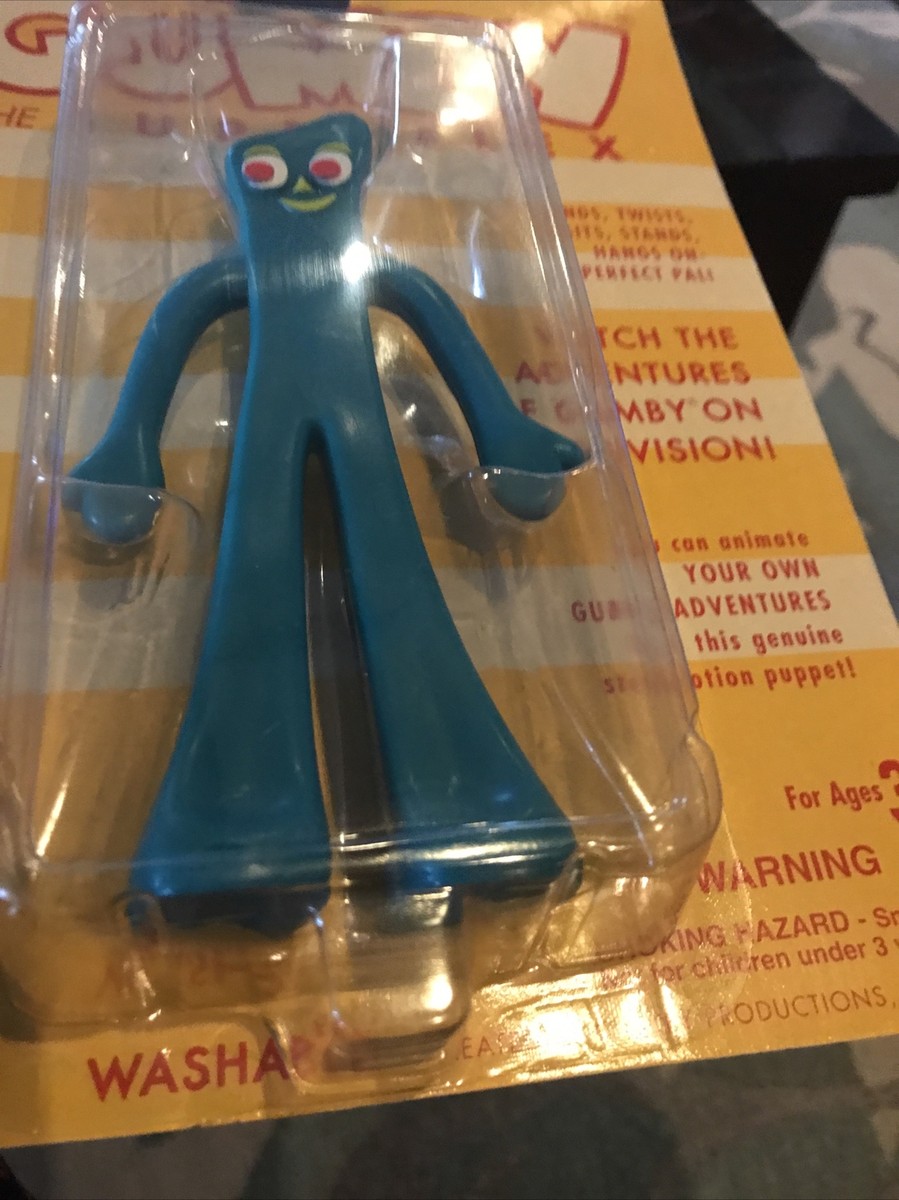 Stretchable Gumby Doll Gumby Poseable Plush 9" Bendable Flexible Toy
