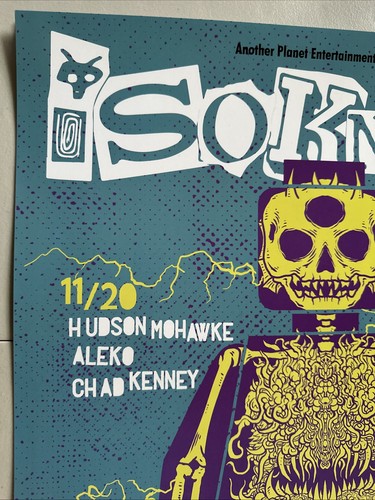 ISOKNOCK poster Nov 20 21 22 2024 Bill Graham Civic Auditorium SF CA ...